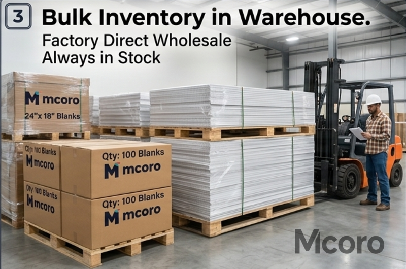 corrugated plastic sign blanks - Mcoro Inc.